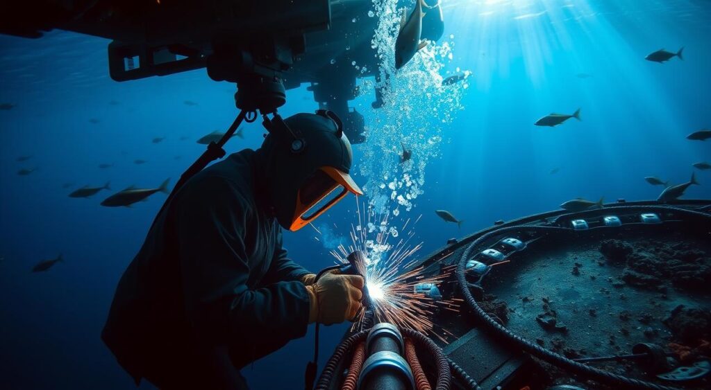 Typical Depth of Underwater Sea Lines Welding Guide