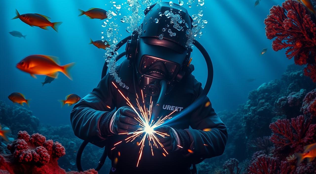 Typical Depth of Underwater Sea Lines Welding Guide